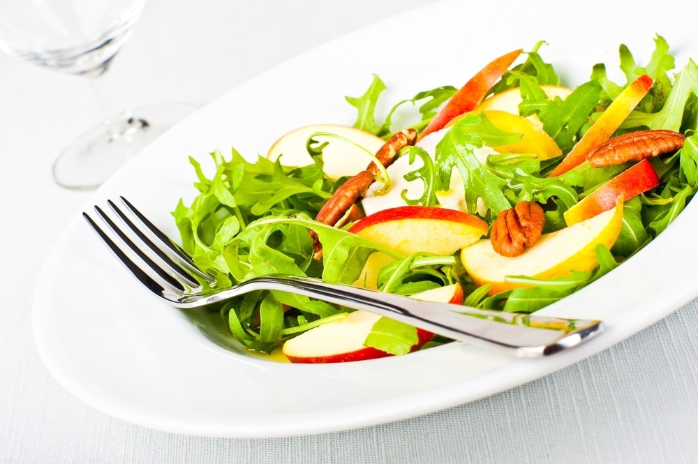 Ensalada De Lechuga Con Manzana Y Nuez